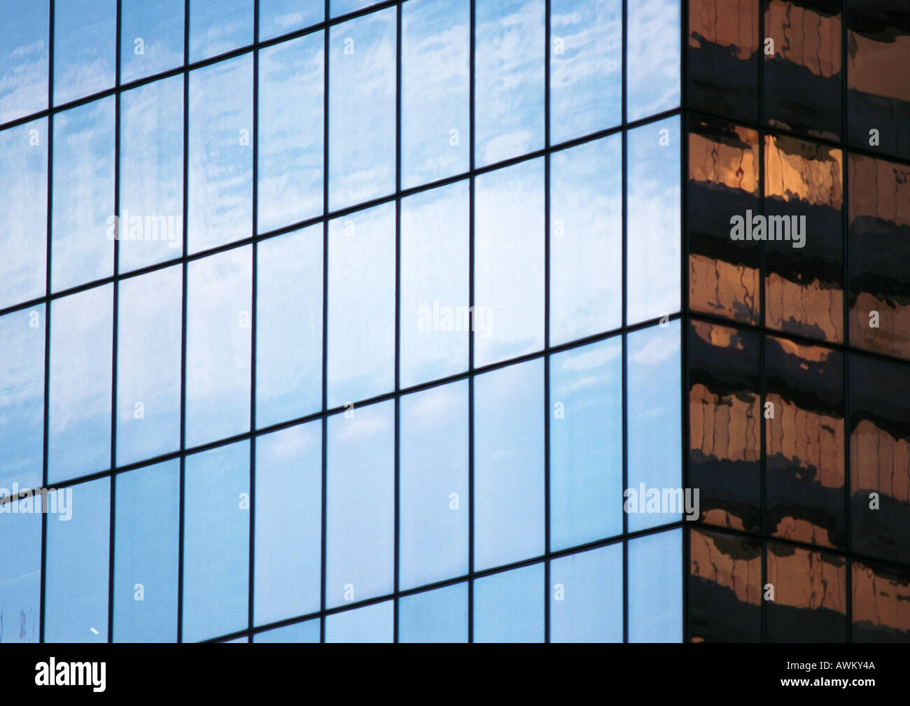 Window panes on building's facade, close-up Stock Photo - Alamy