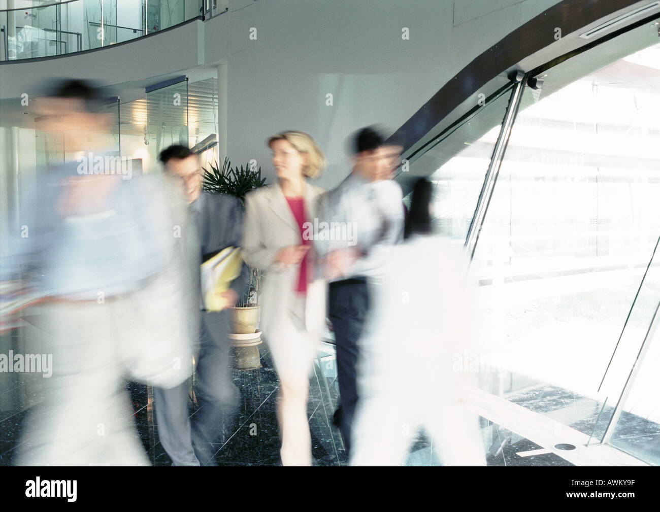 Hurrying into office building hi-res stock photography and images - Alamy