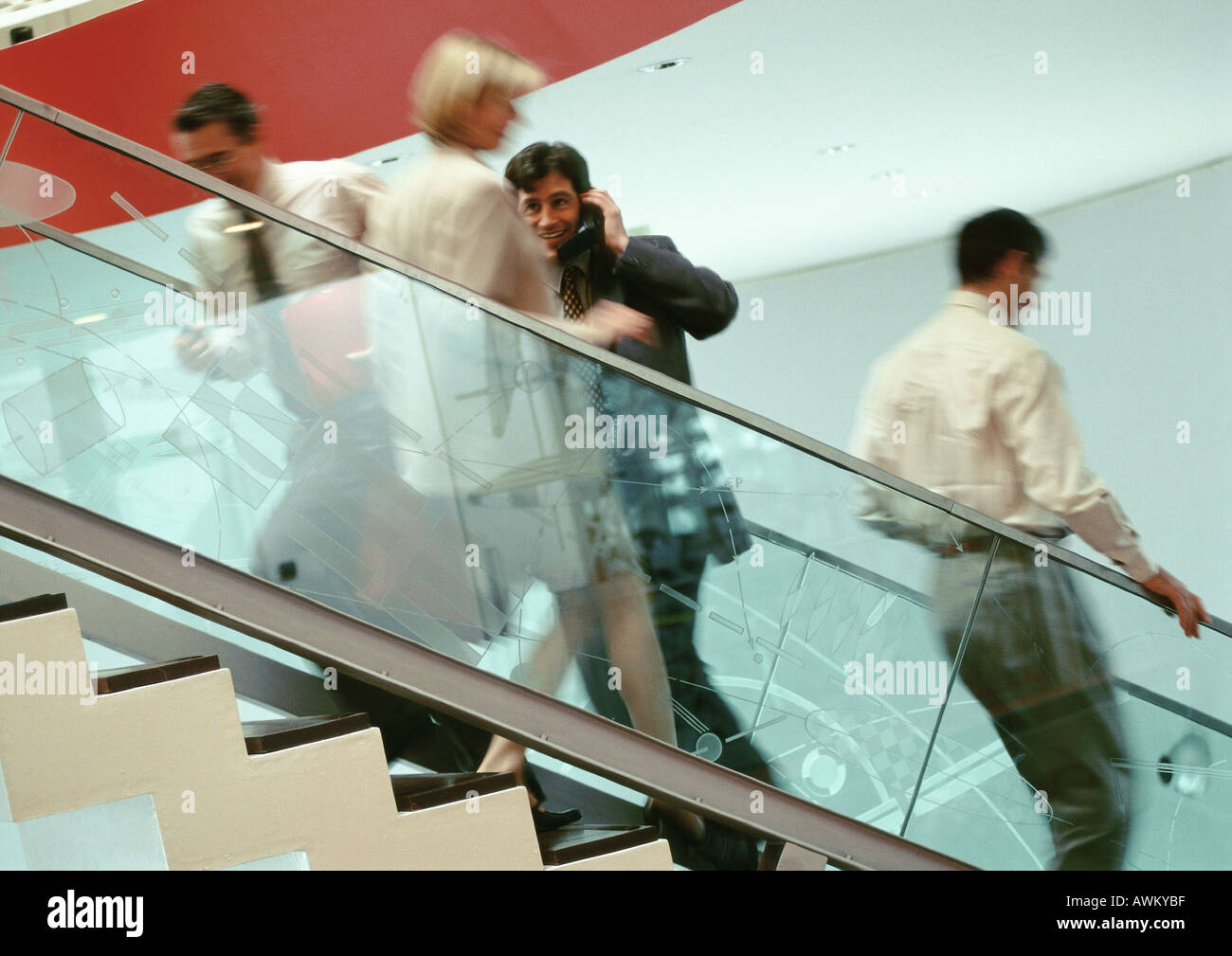 Businesswomen walking up stairs hi-res stock photography and images - Alamy