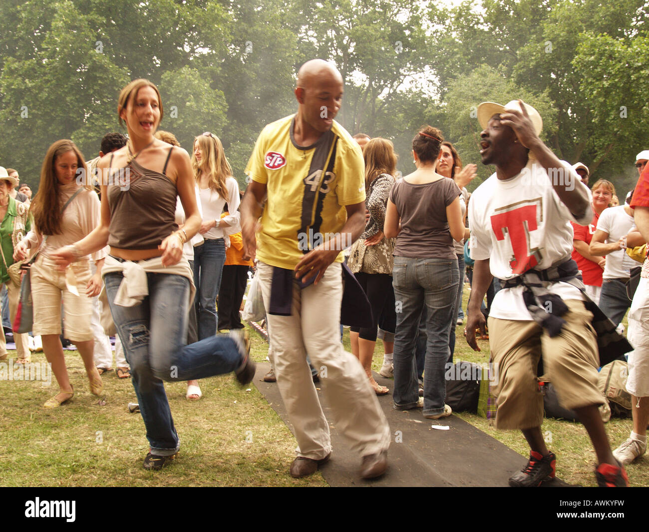 black white young female male girl dancing crowd cuban cuba caribbean ...