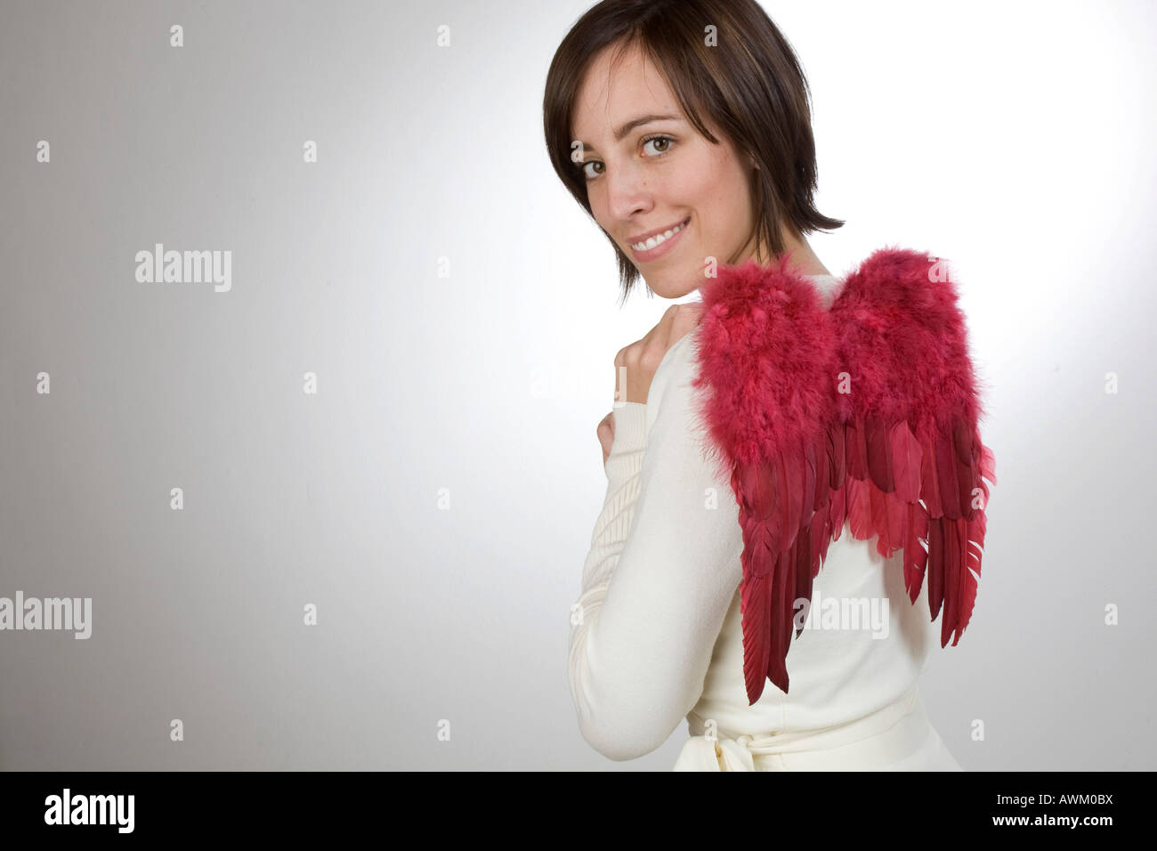 Woman female angel angels hi-res stock photography and images - Alamy