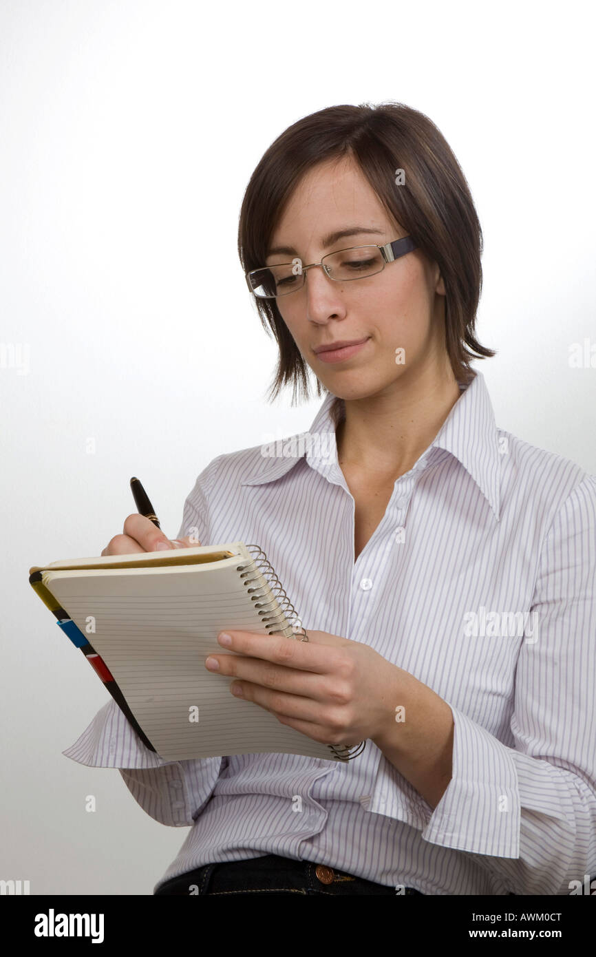 Secretary taking notes Stock Photo - Alamy Secretary taking notes Stock Photo - Alamy
