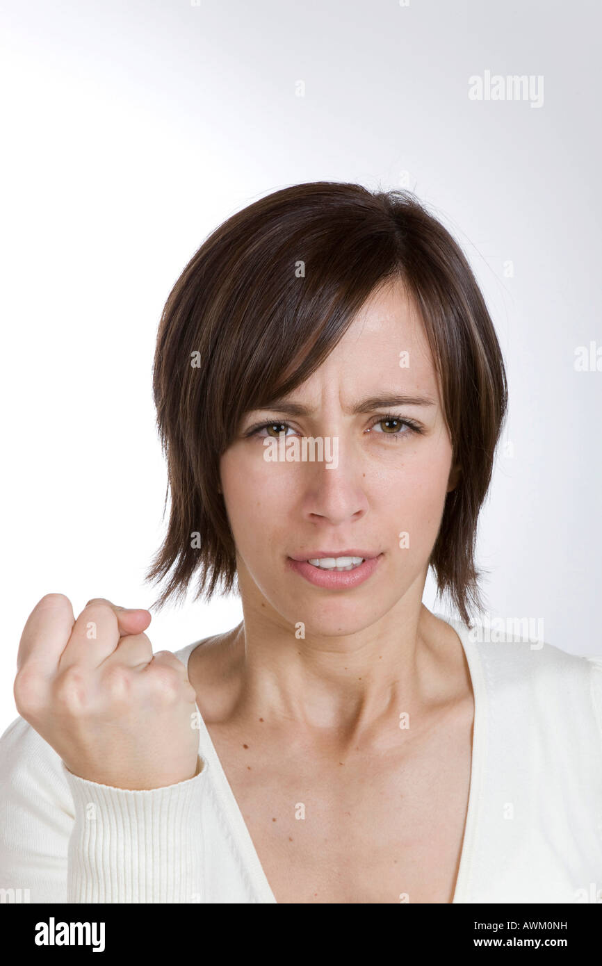 Young woman angry something hi-res stock photography and images - Alamy