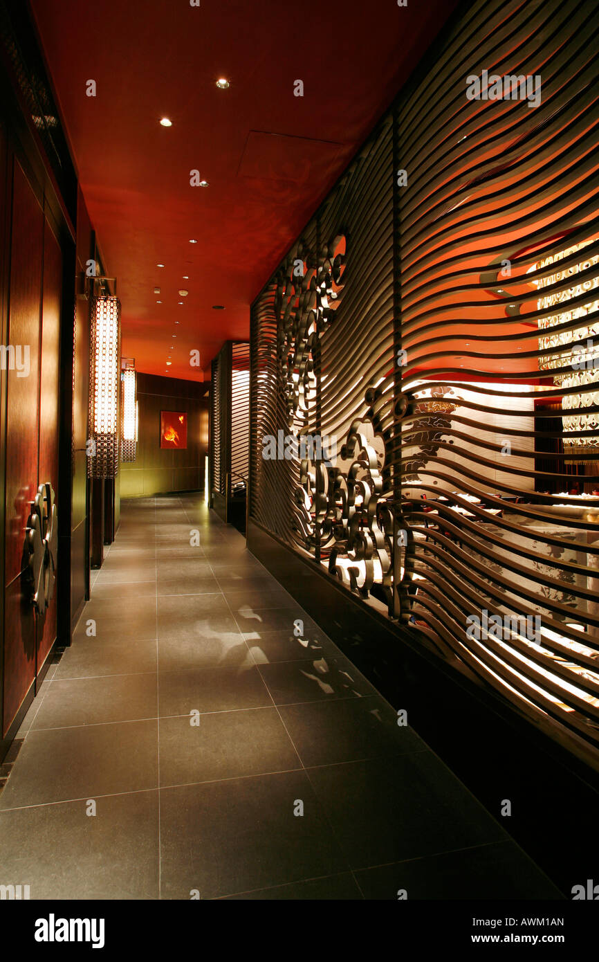 chinese restaurant, eight restaurant at the Grand Lisboa, Macau Stock ...