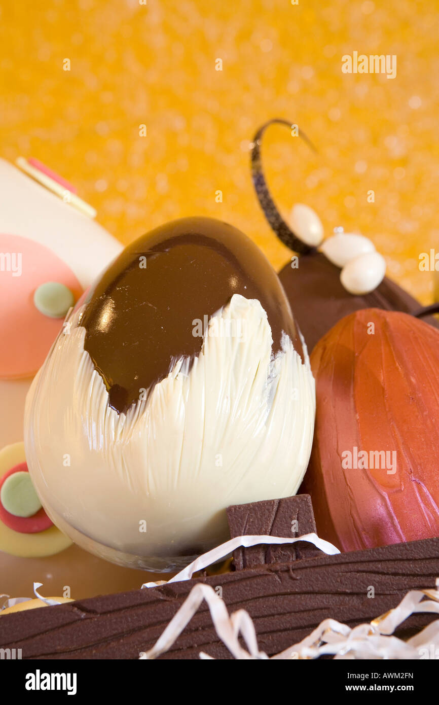Easter chocolate eggs Stock Photo - Alamy