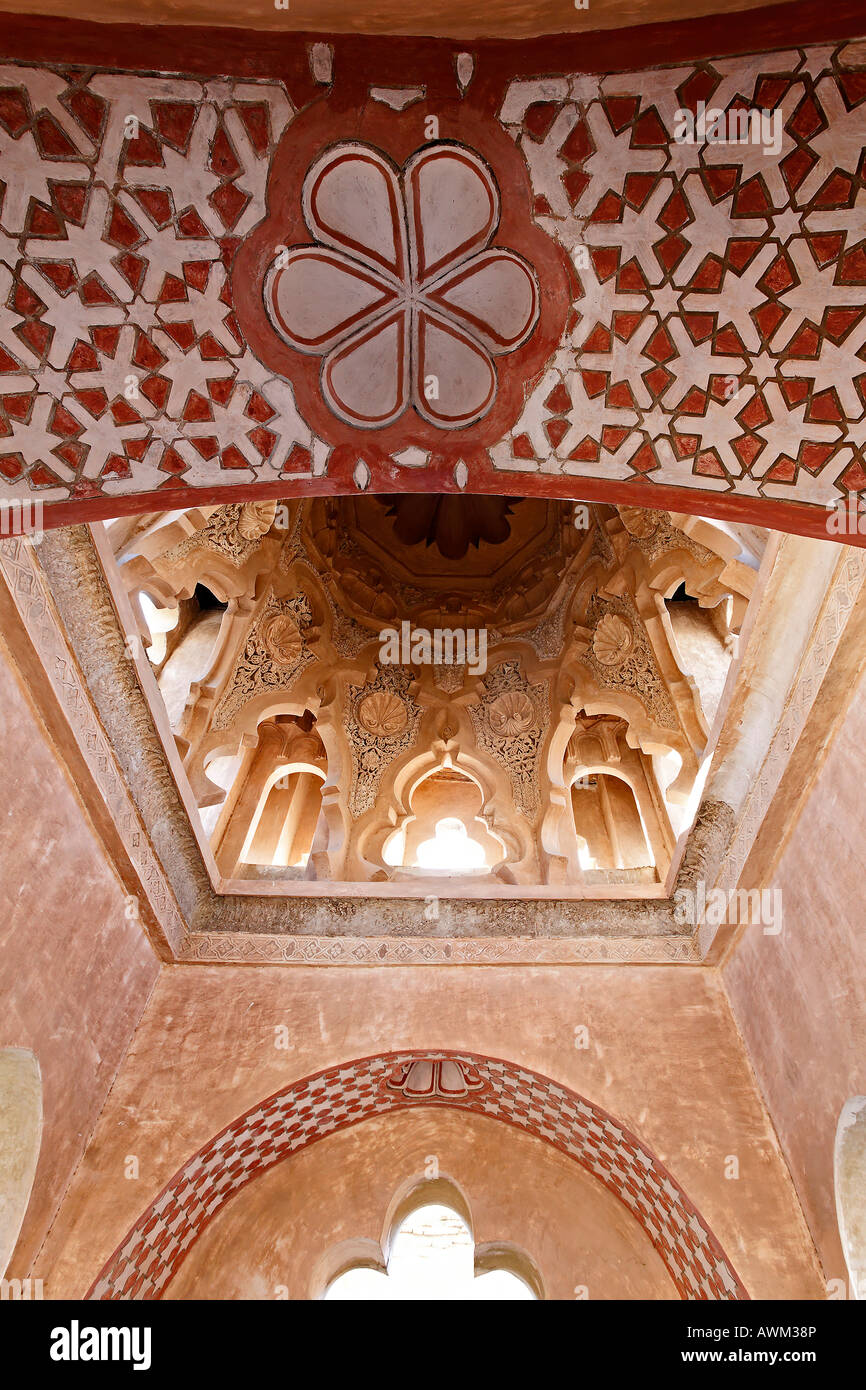 Ornate Islamic architecture, vault of Koubba Ba'sdiyn, twelfth-century ...
