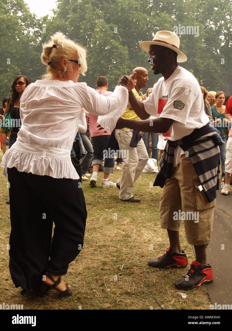 black white young female male girl dancing crowd cuban cuba caribbean ...