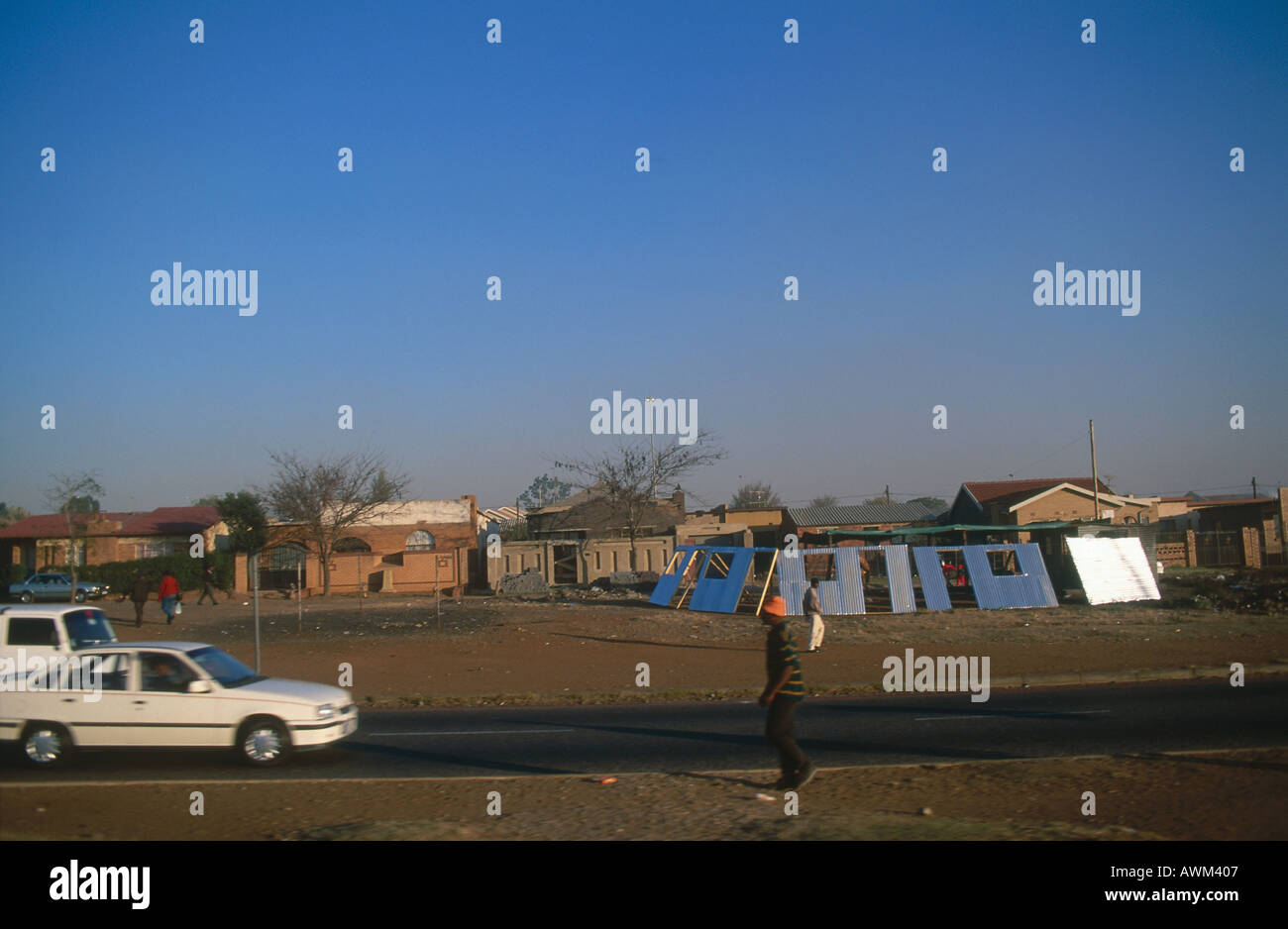 Houses in slum, Maputo, Maputo Province, Mozambique Stock Photo - Alamy