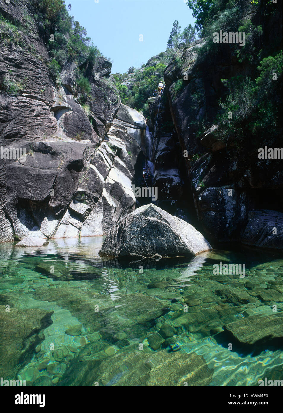 Brook flowing water rocks hi-res stock photography and images - Alamy