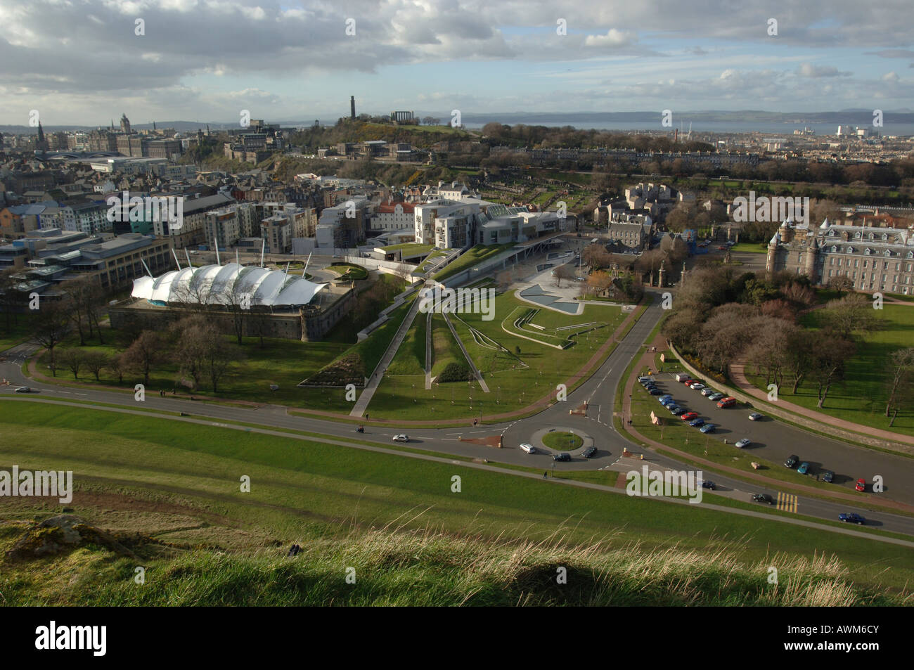 Edinburgh birds eye view hi-res stock photography and images - Alamy