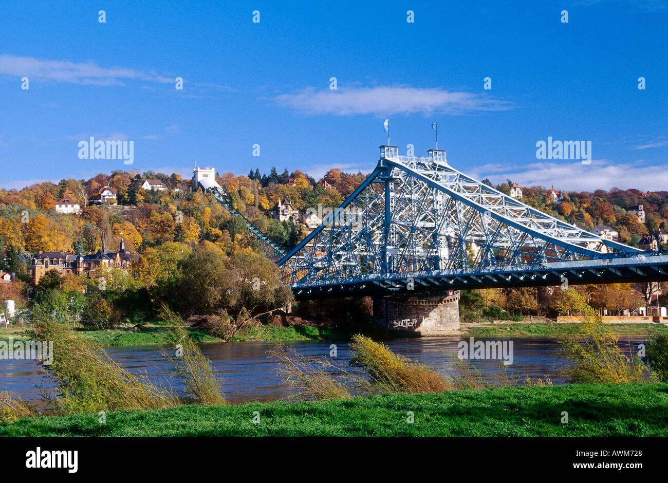 Elbe railroad bridges hi-res stock photography and images - Alamy