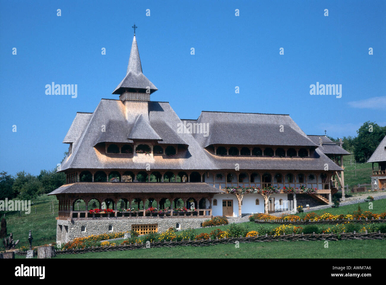 Traditional wood church Stock Photo - Alamy