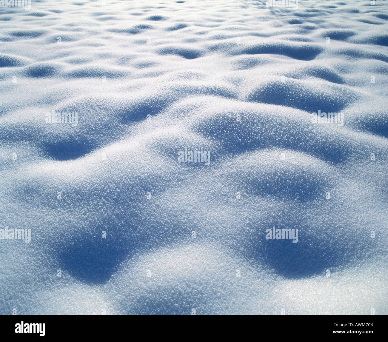Field covered with snow Stock Photo - Alamy