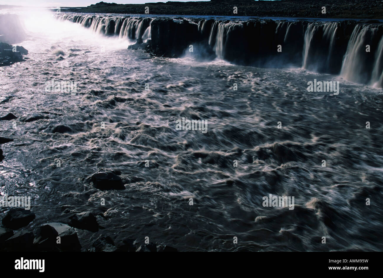 Selfoss Waterfall, Iceland, Atlantic Ocean Stock Photo - Alamy
