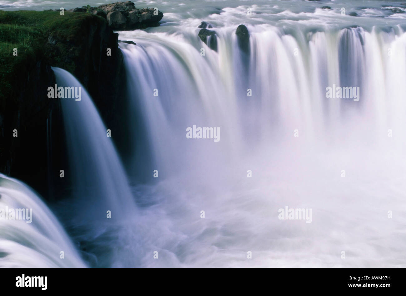 Godafoss Waterfall, Iceland, Atlantic Ocean Stock Photo - Alamy