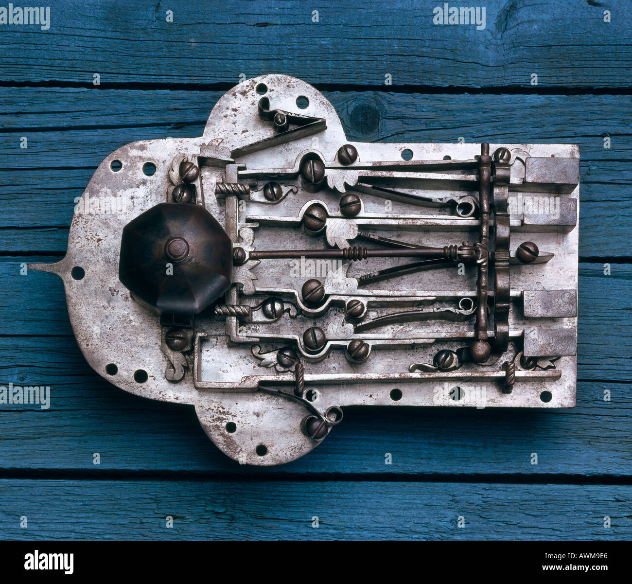 Close-up of antique lock Stock Photo - Alamy