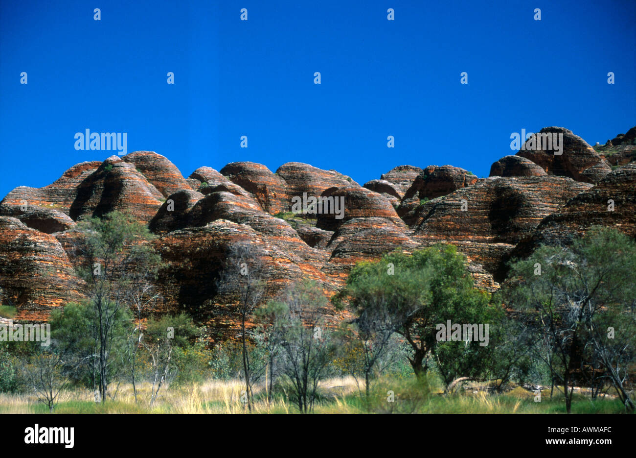 Beehive-shaped towers made up of sandstones Bungle Bungle Range ...
