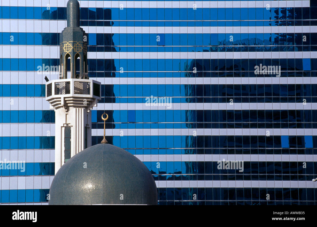 Dome of mosque, Abu Dhabi, United Arab Emirates Stock Photo - Alamy