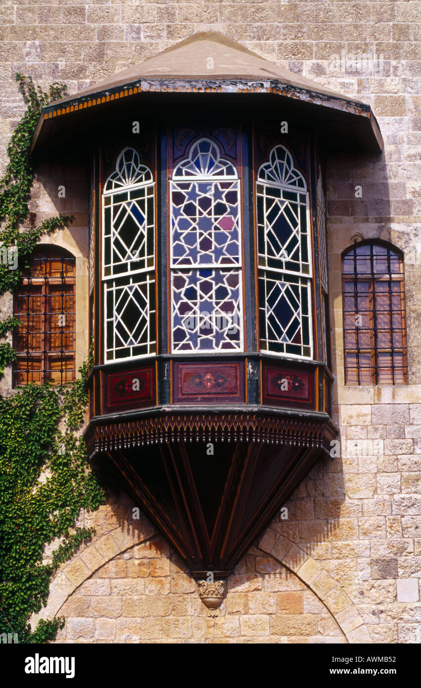 Window of palace, Beiteddine Palace, Beiteddine, Lebanon Stock Photo ...
