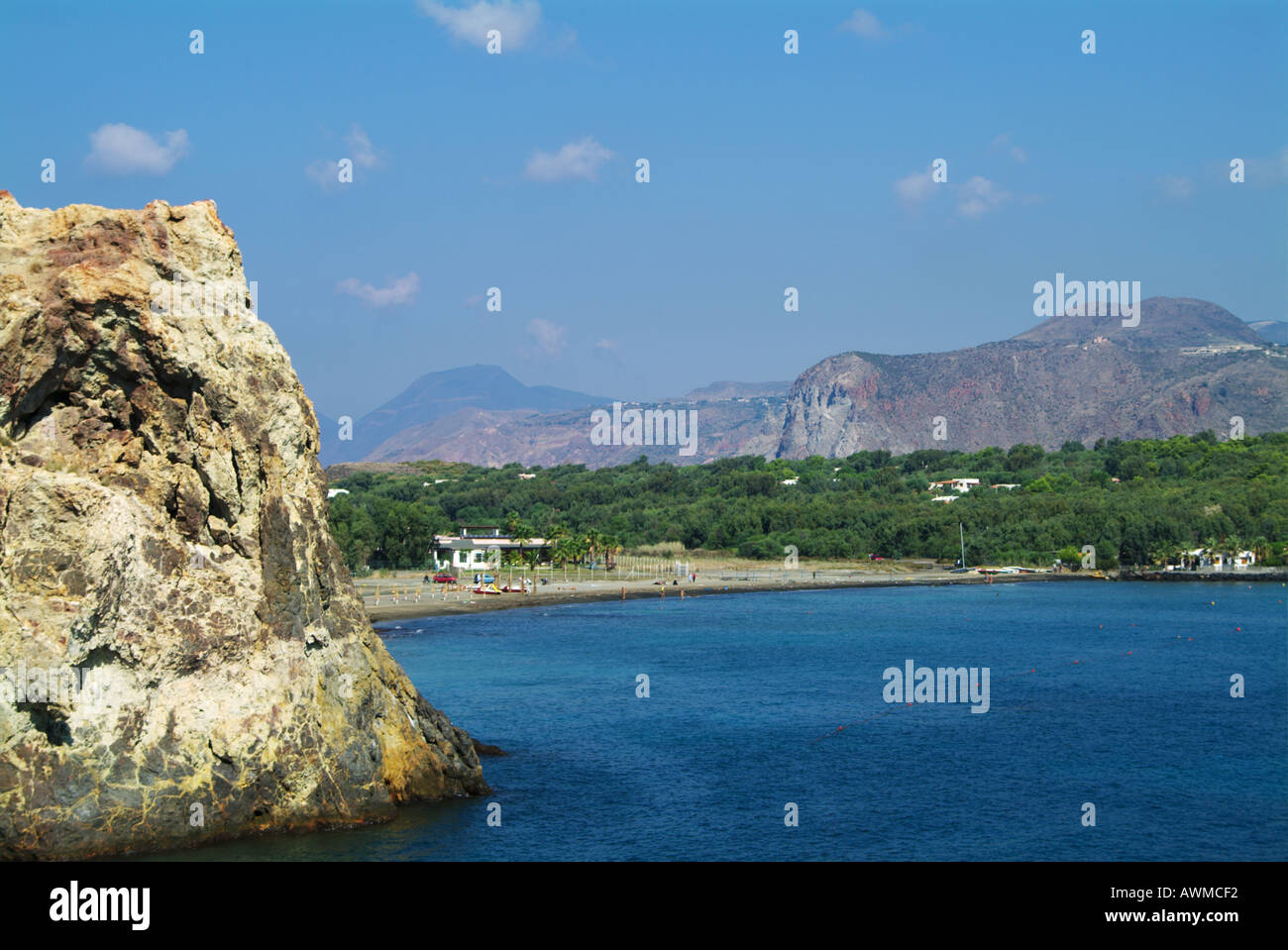 Rock formation in sea, Aeolian Islands, Sicily, Italy Stock Photo - Alamy