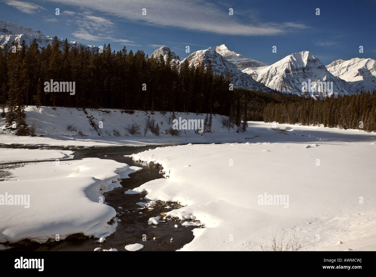 Open water in winter Stock Photo - Alamy