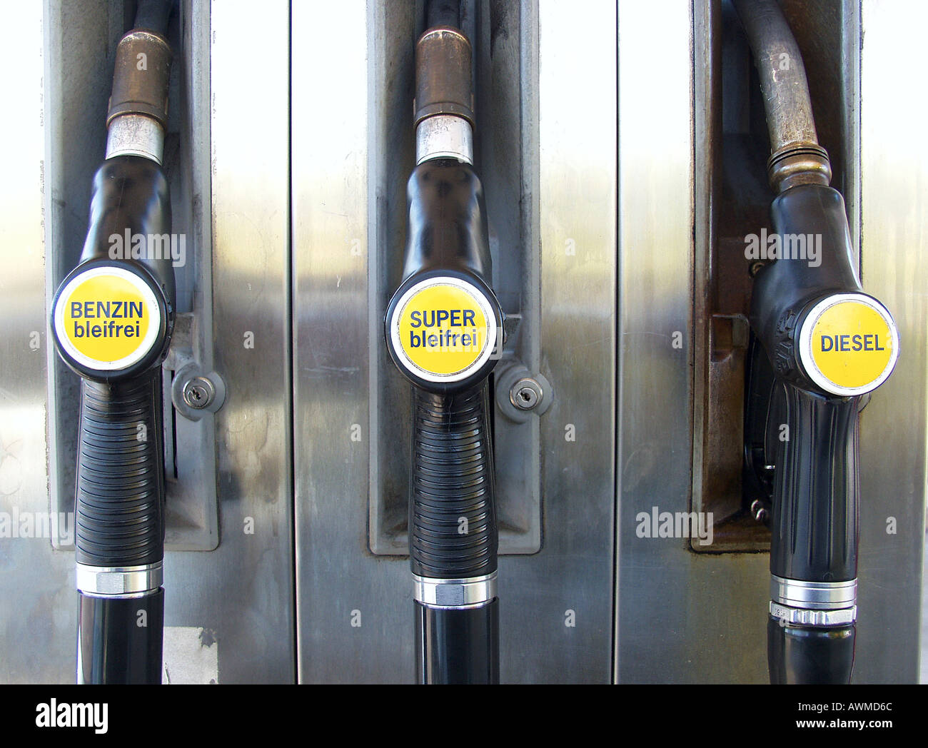 Close-up of fuel pump Stock Photo - Alamy