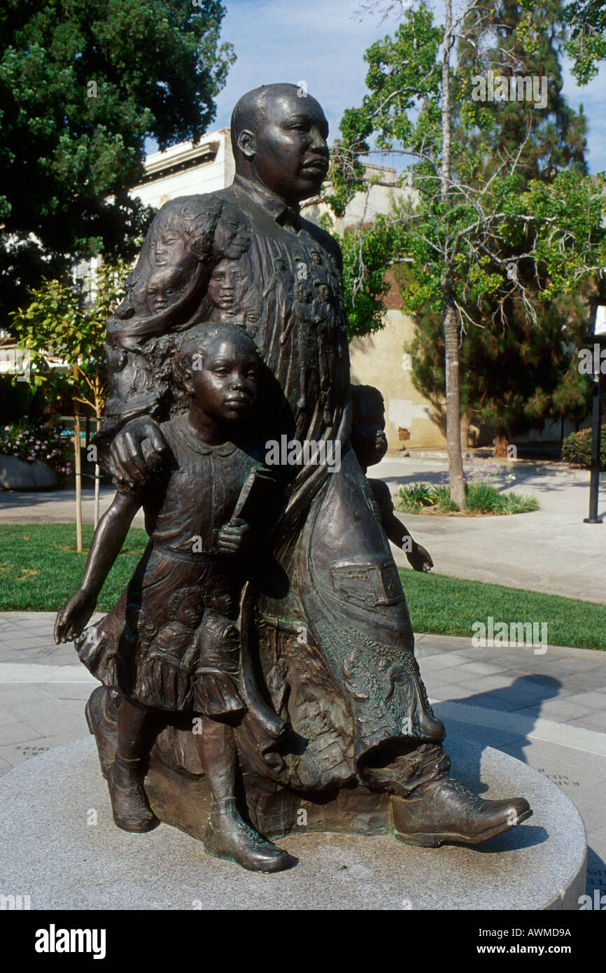 Statue of Martin Luther King, Riverside, California, USA Stock Photo ...