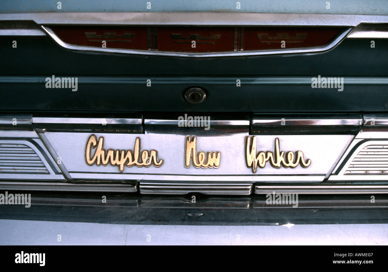 Old chrysler badge hi-res stock photography and images - Alamy