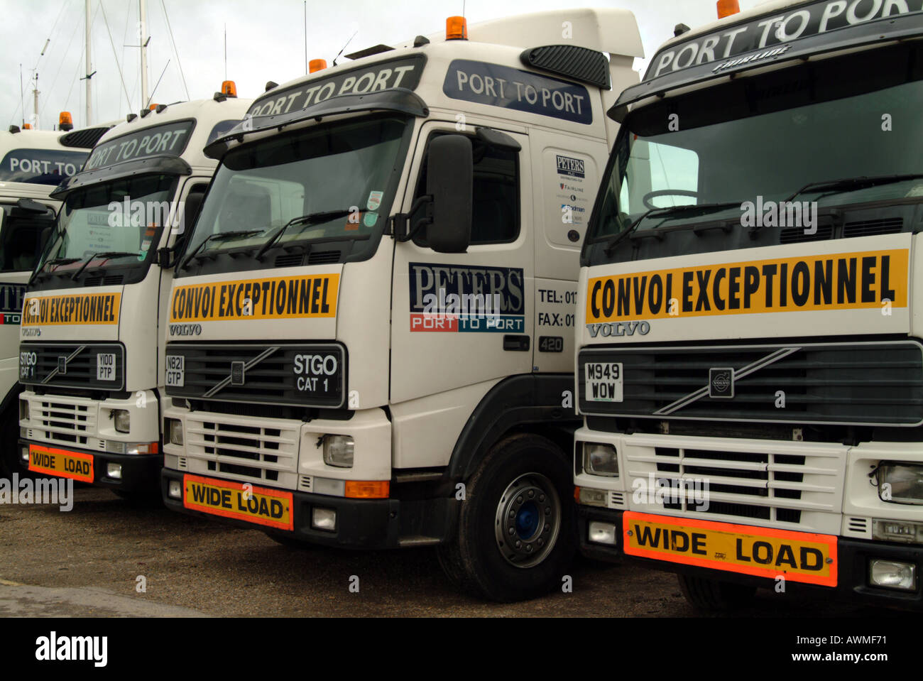 Heavy load haulage STGO CAT1 Volvo lorries used for yacht and boat ...