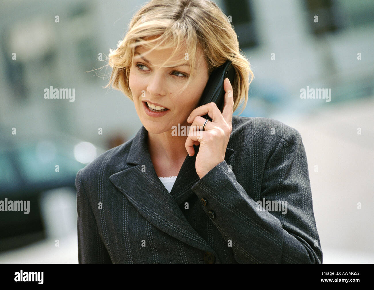Beautiful blonde woman works on hi-res stock photography and images - Alamy