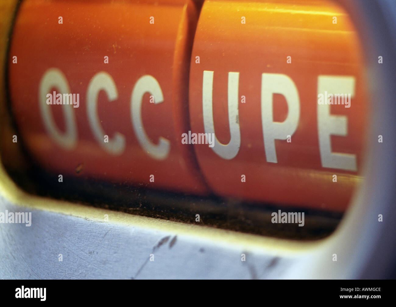 Occupied text in French, close-up Stock Photo - Alamy