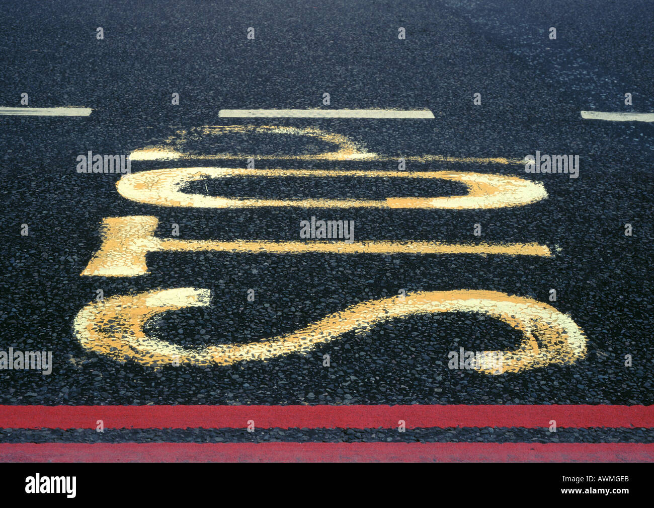 Stop road sign without word hi-res stock photography and images - Alamy