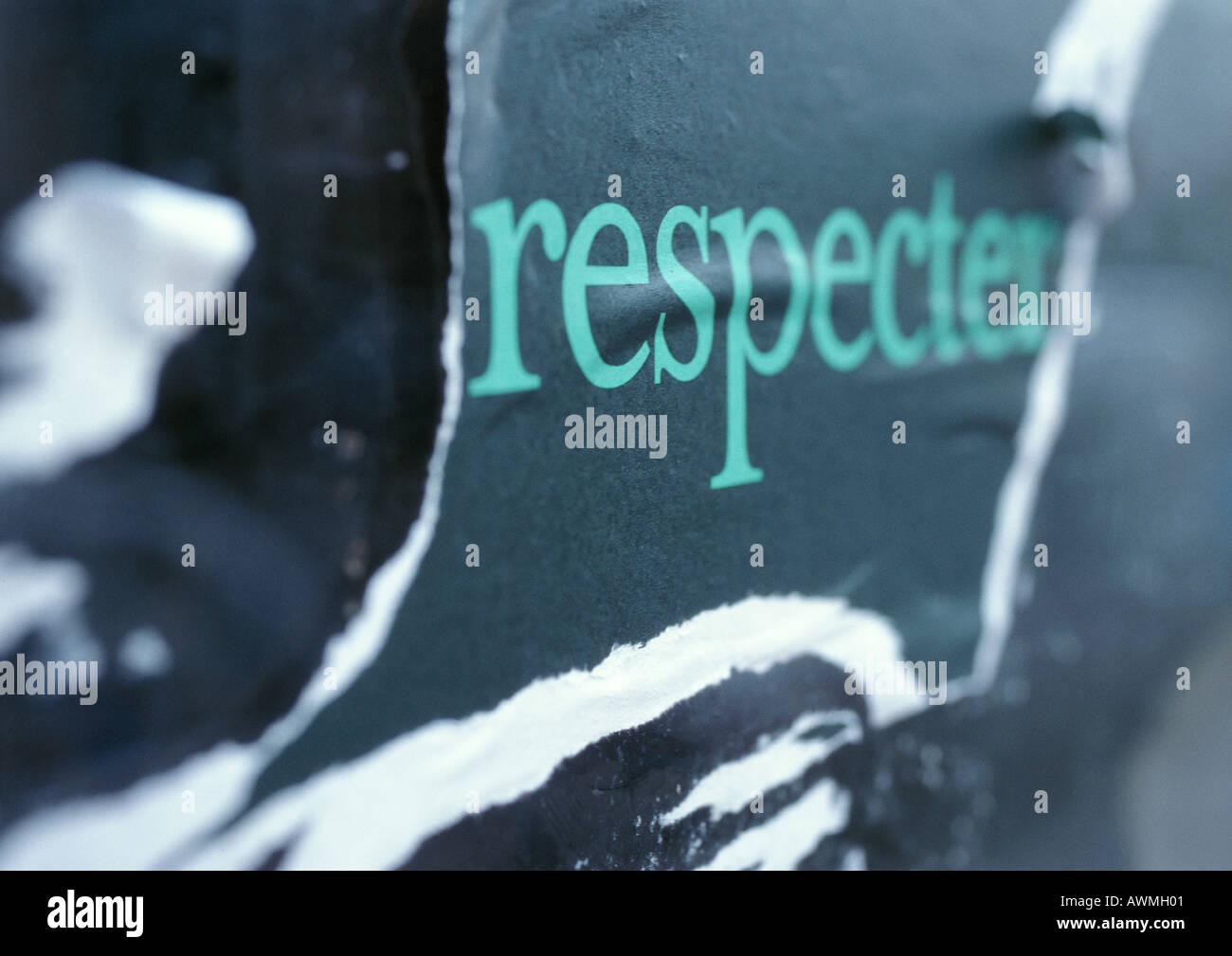 Respect signs hi-res stock photography and images - Alamy