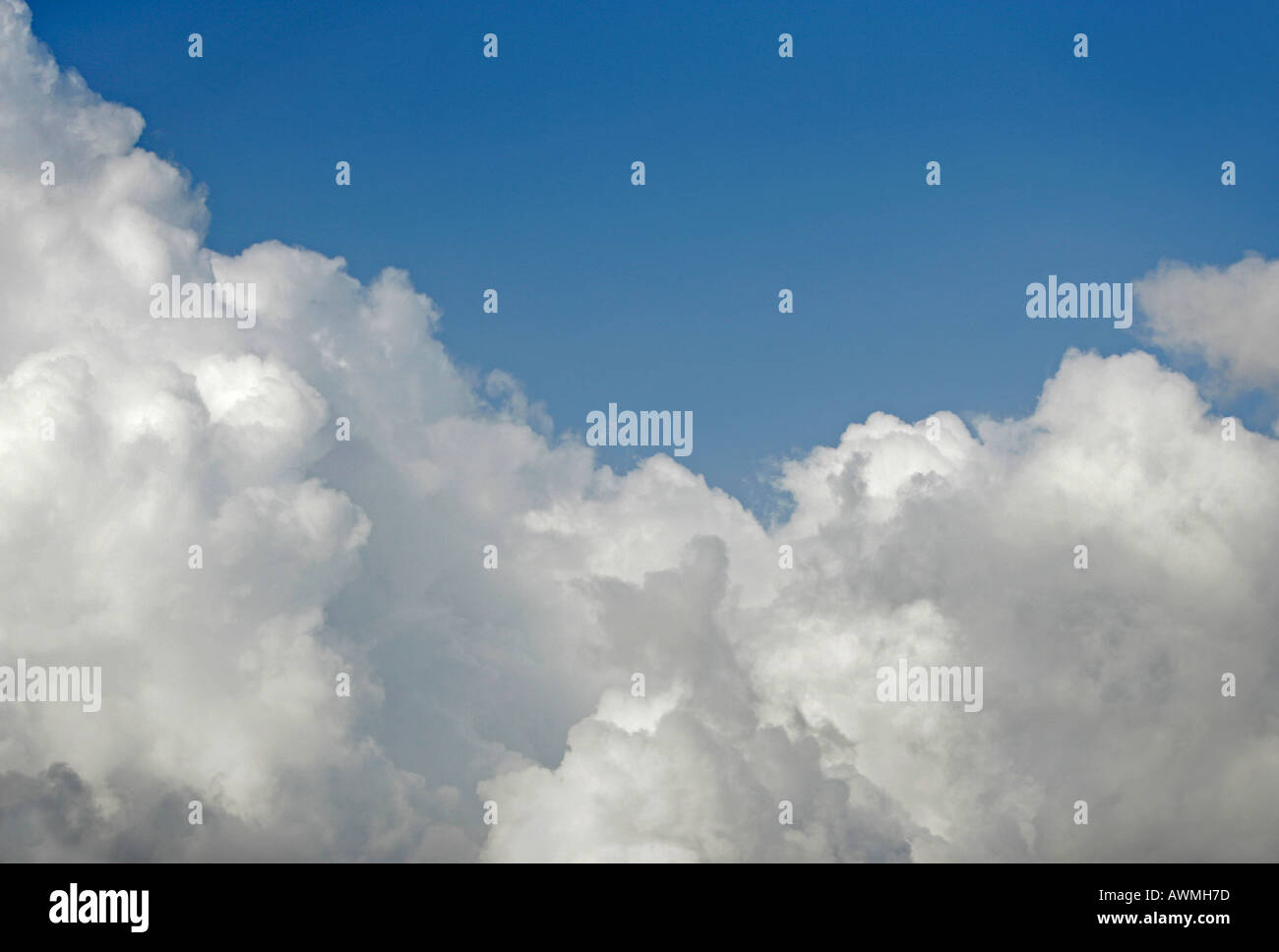 large cumulus clouds and some blue sky Stock Photo - Alamy