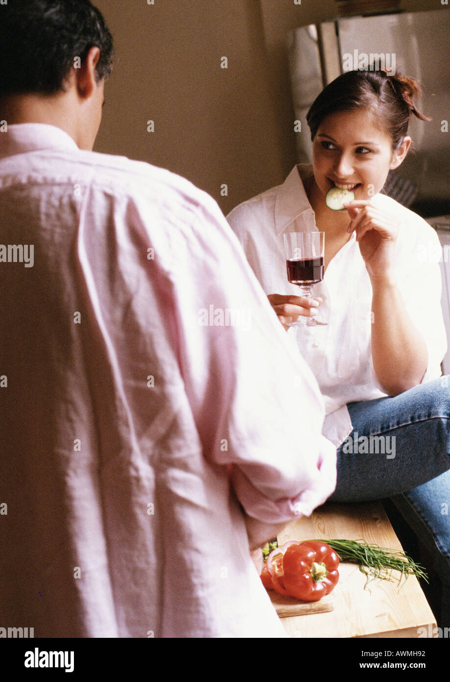 Seduction back view hi-res stock photography and images - Alamy