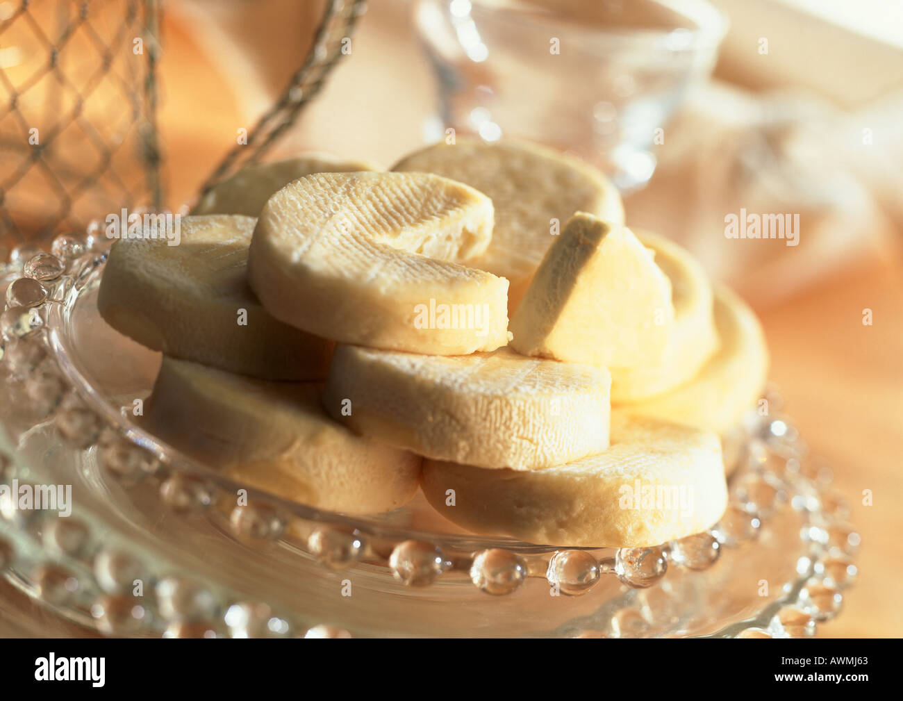 Soft ripened goat cheese hi-res stock photography and images - Alamy