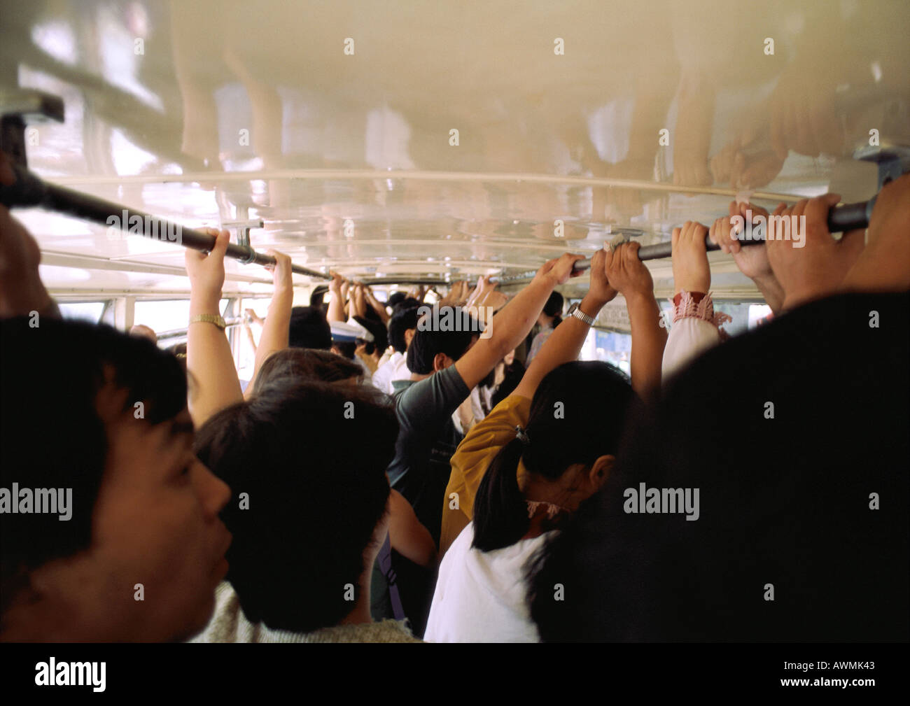 China, Hebei Province, Beijing, crowded bus Stock Photo - Alamy