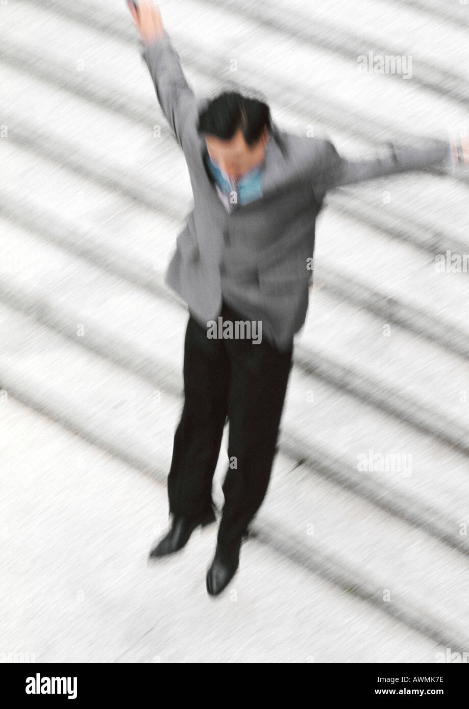 Jumping down stairs hi-res stock photography and images - Alamy