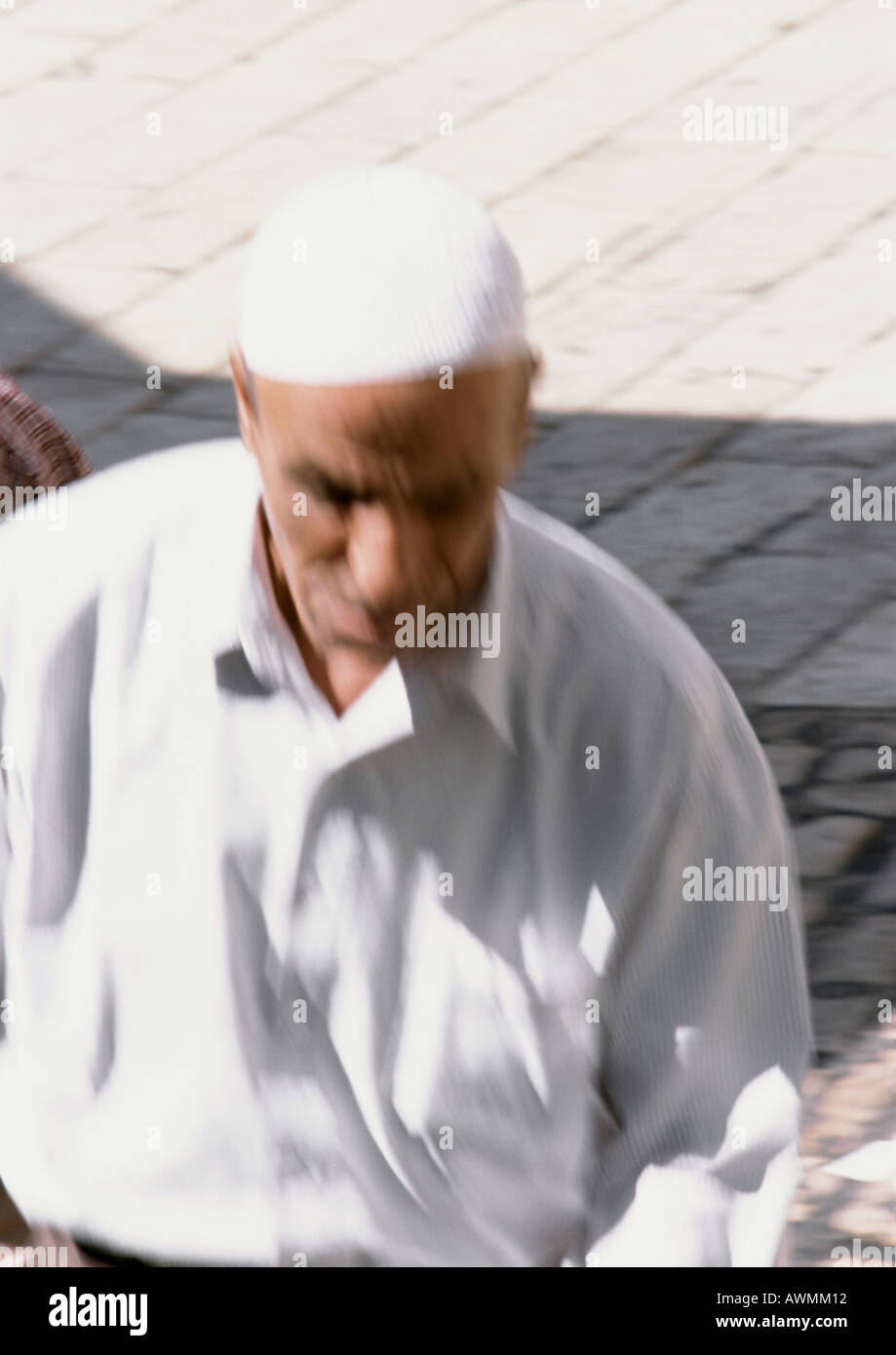 Israel, Jerusalem, man walking in street Stock Photo - Alamy