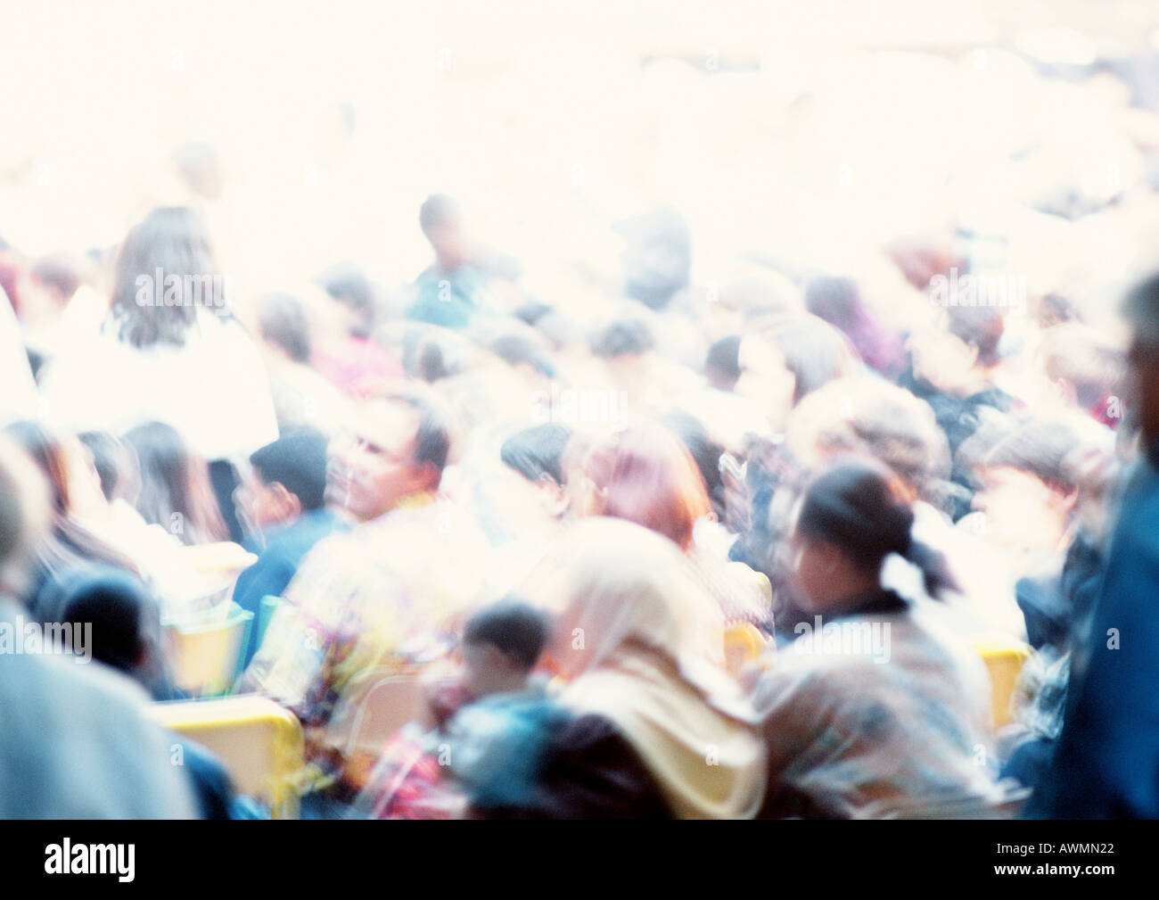 Crowded audience sits hi-res stock photography and images - Alamy