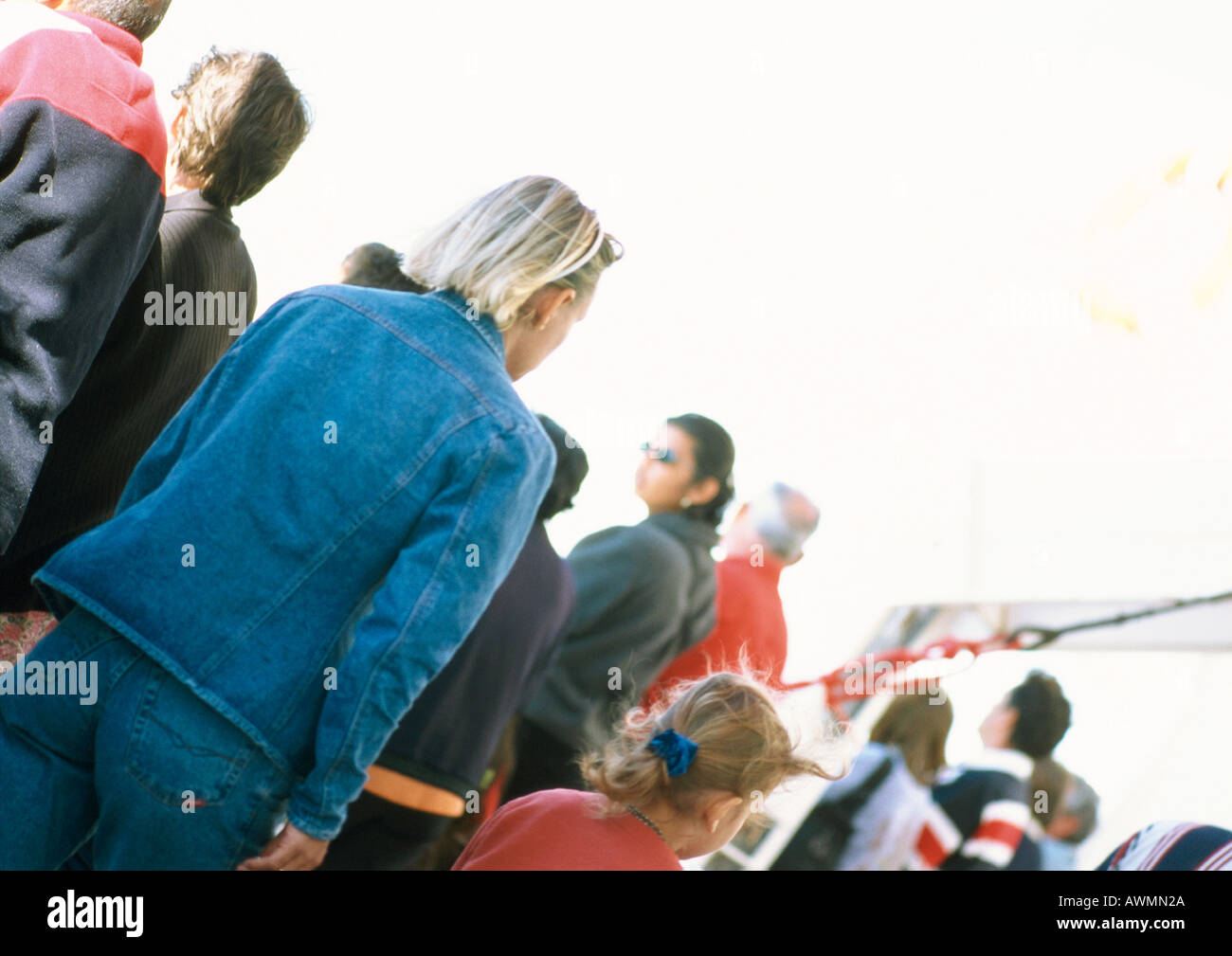 Group of people, tilt Stock Photo - Alamy