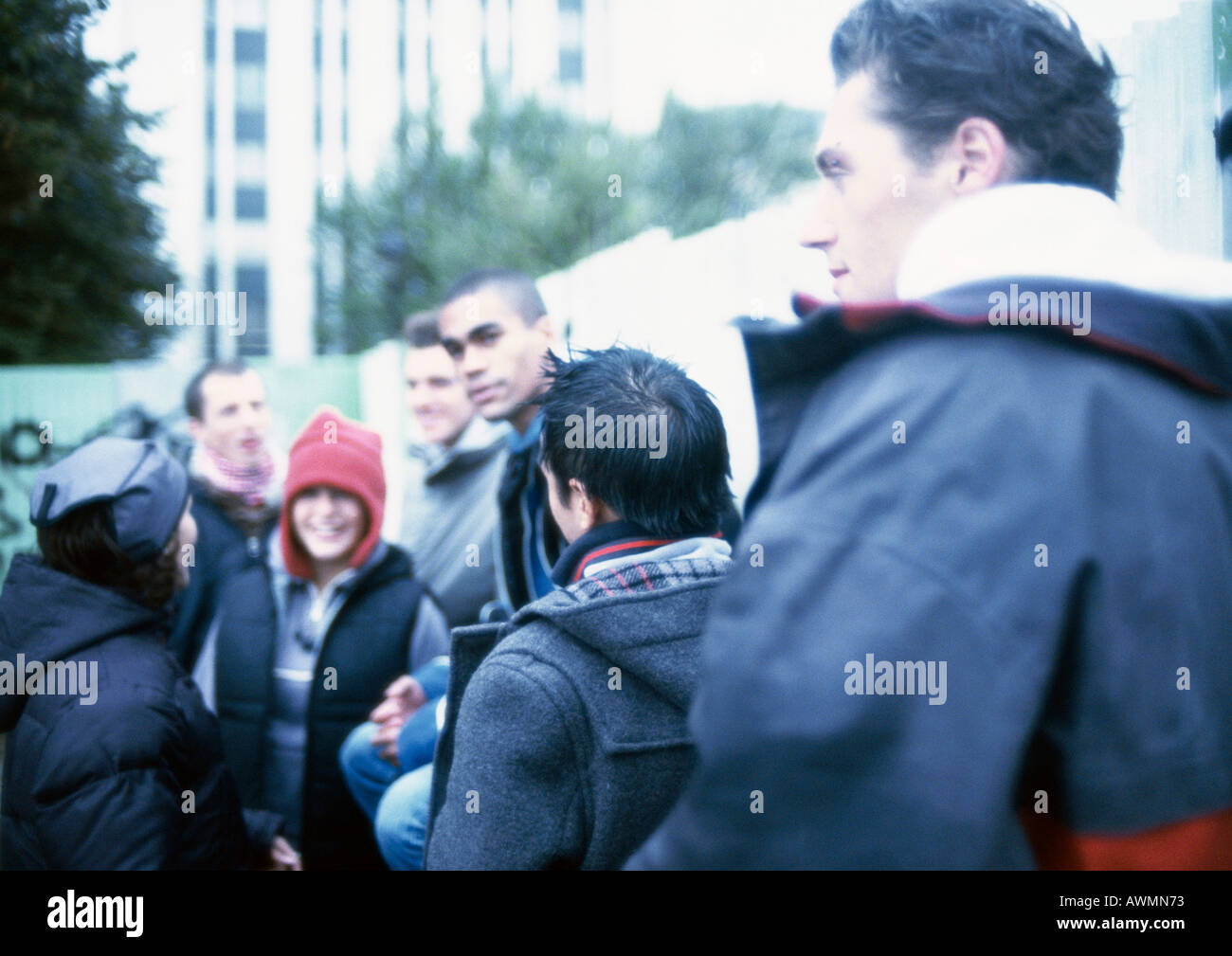 Hanging out clique cliques hi-res stock photography and images - Alamy