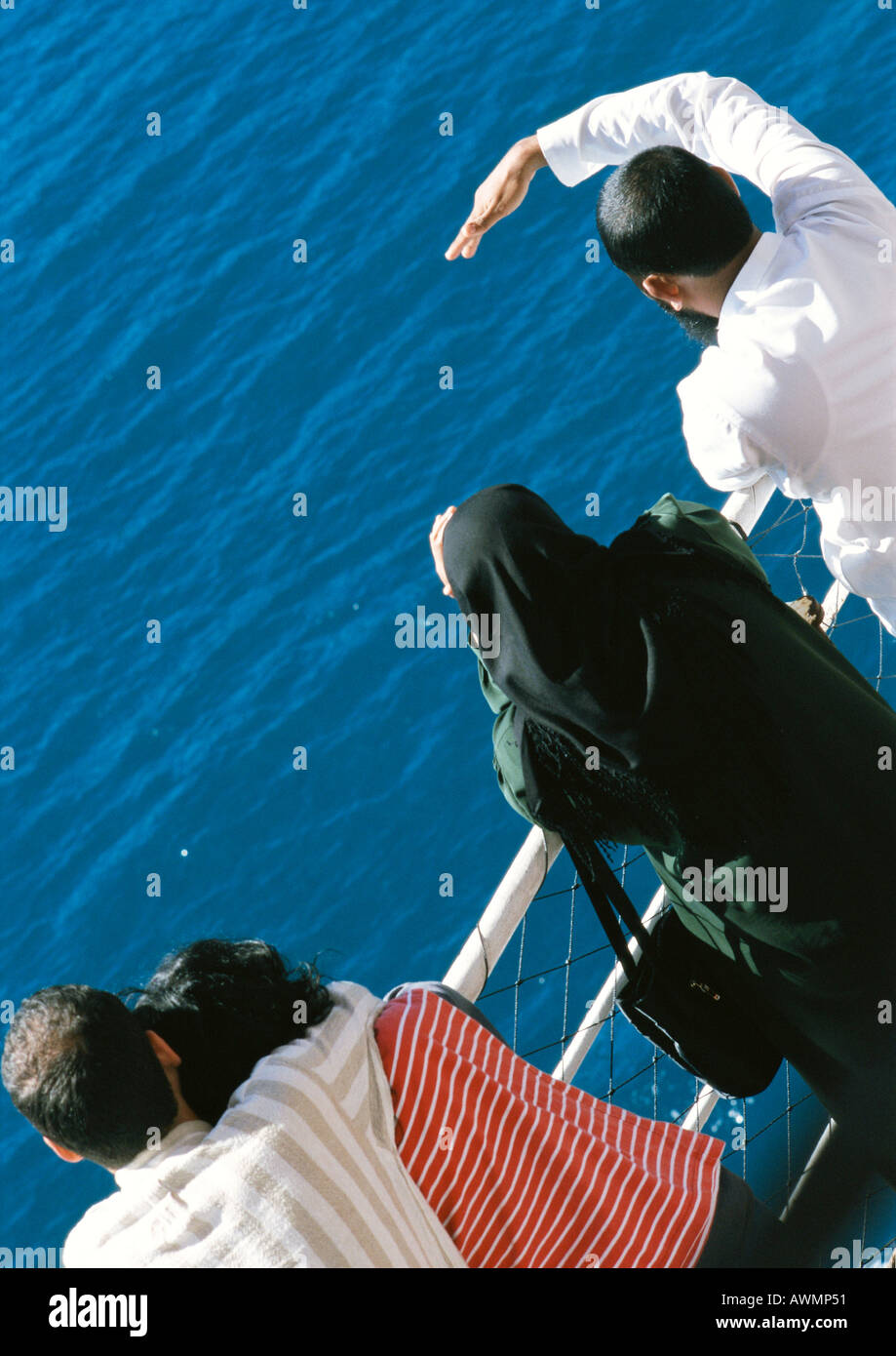 Man leaning on hand rail hi-res stock photography and images - Alamy