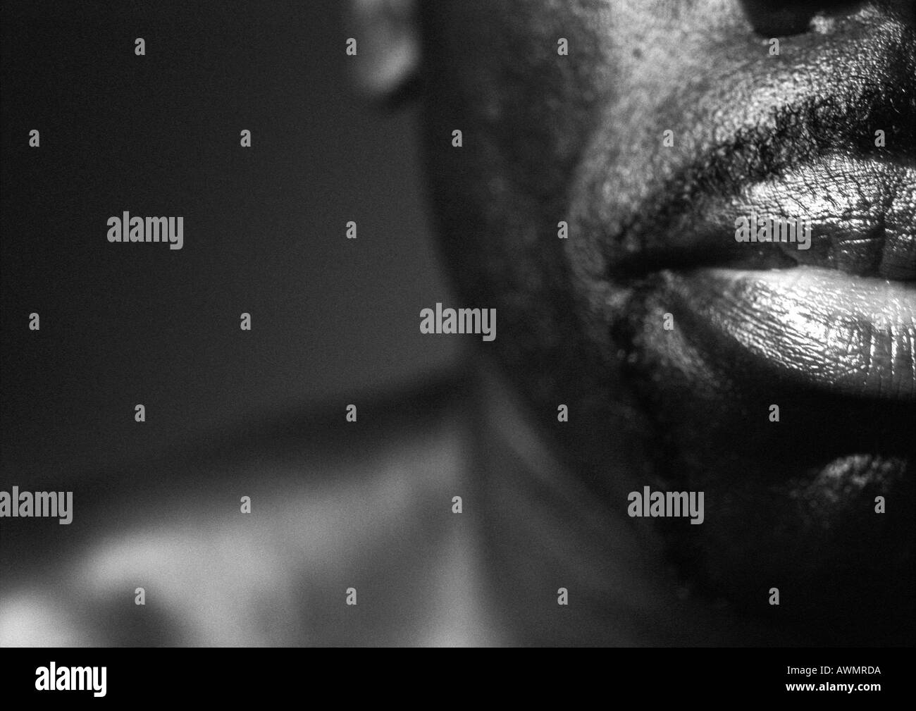 Luscious lips Black and White Stock Photos & Images - Alamy