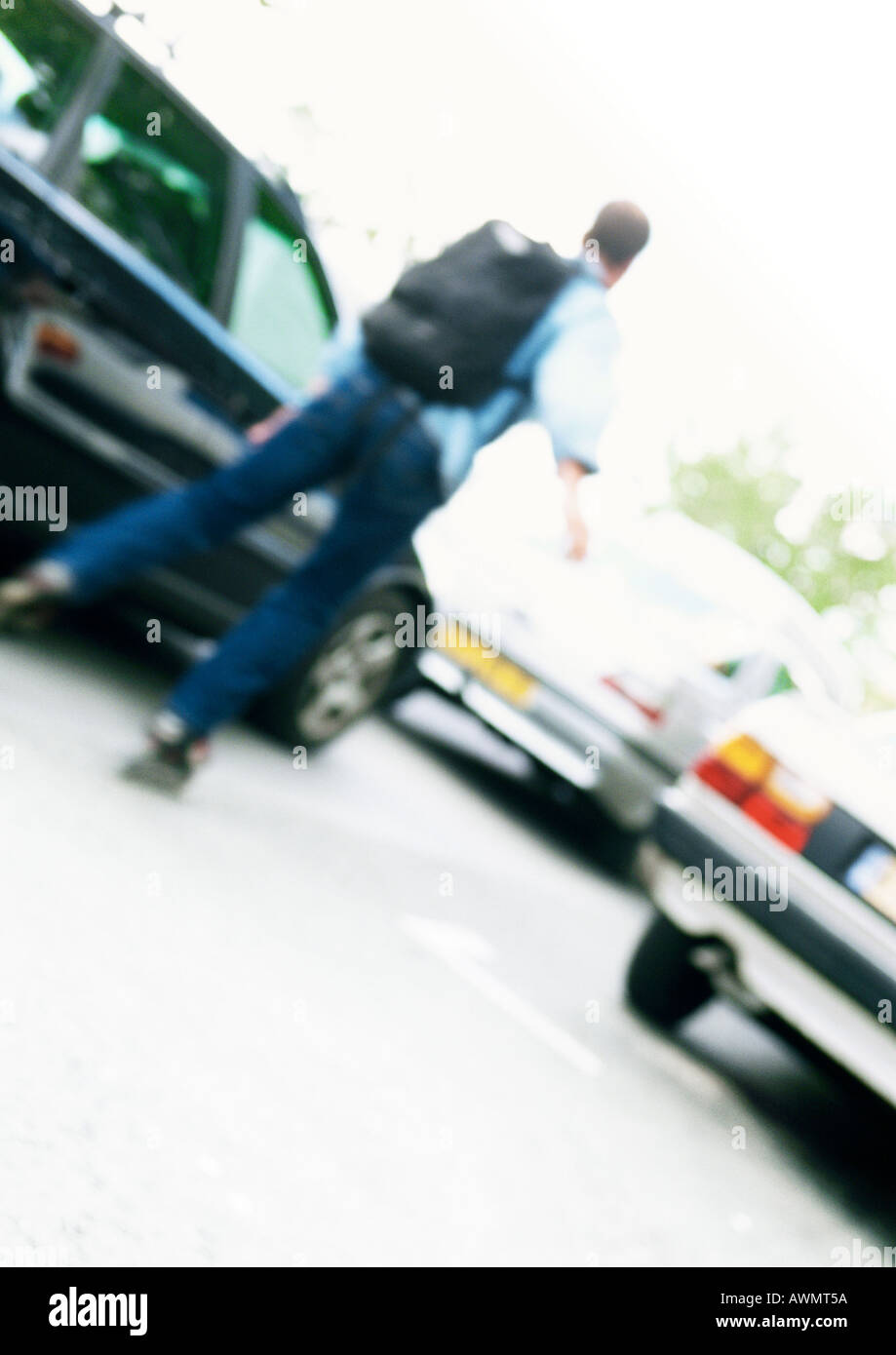 Inline skating car hi-res stock photography and images - Alamy