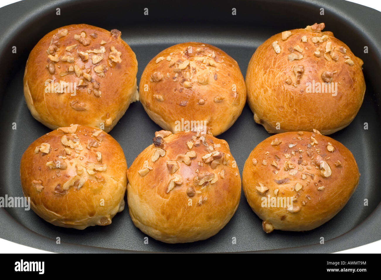 object food bun with nuts Stock Photo - Alamy