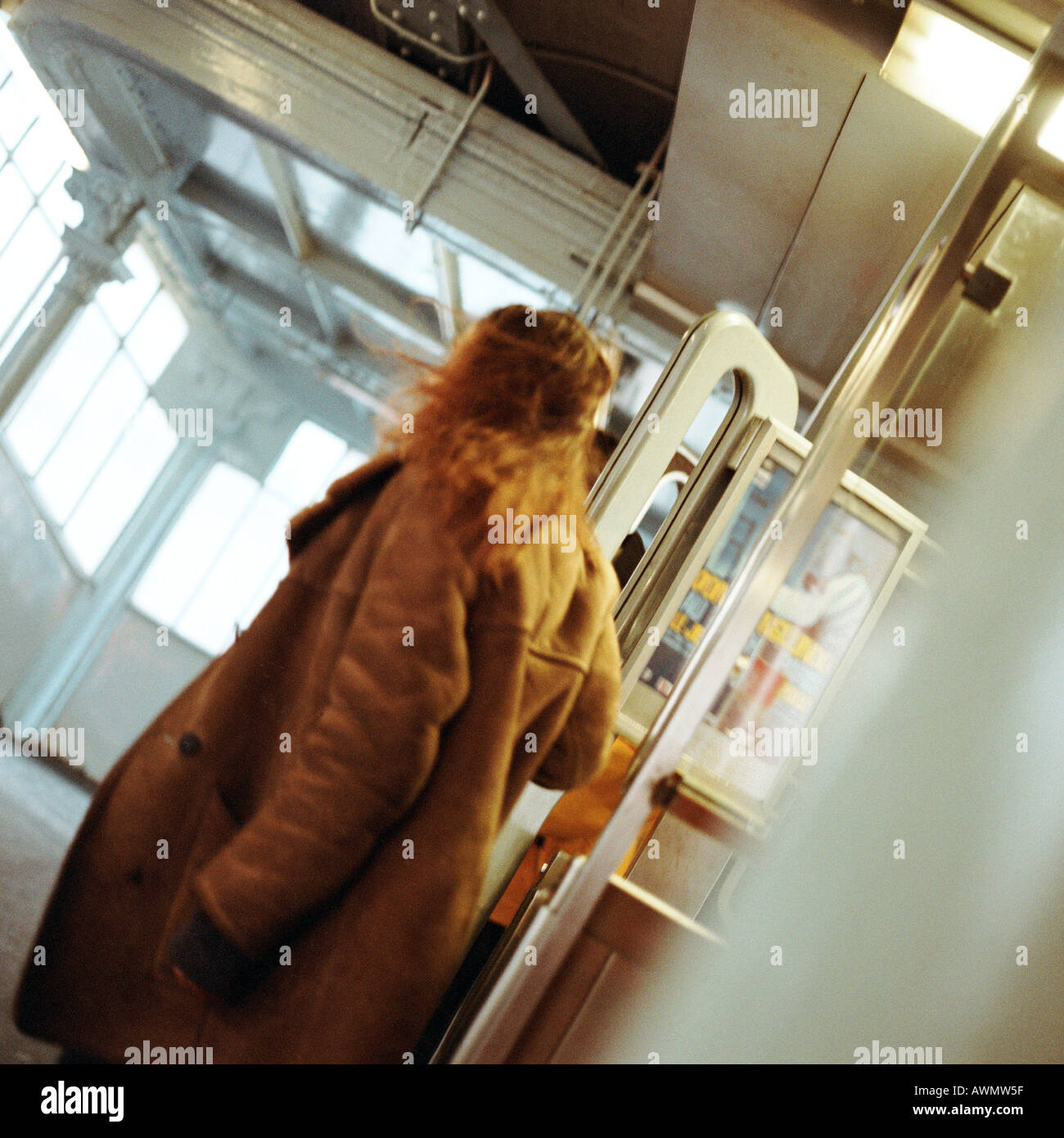 Entrance through turnstile subway hi-res stock photography and images ...