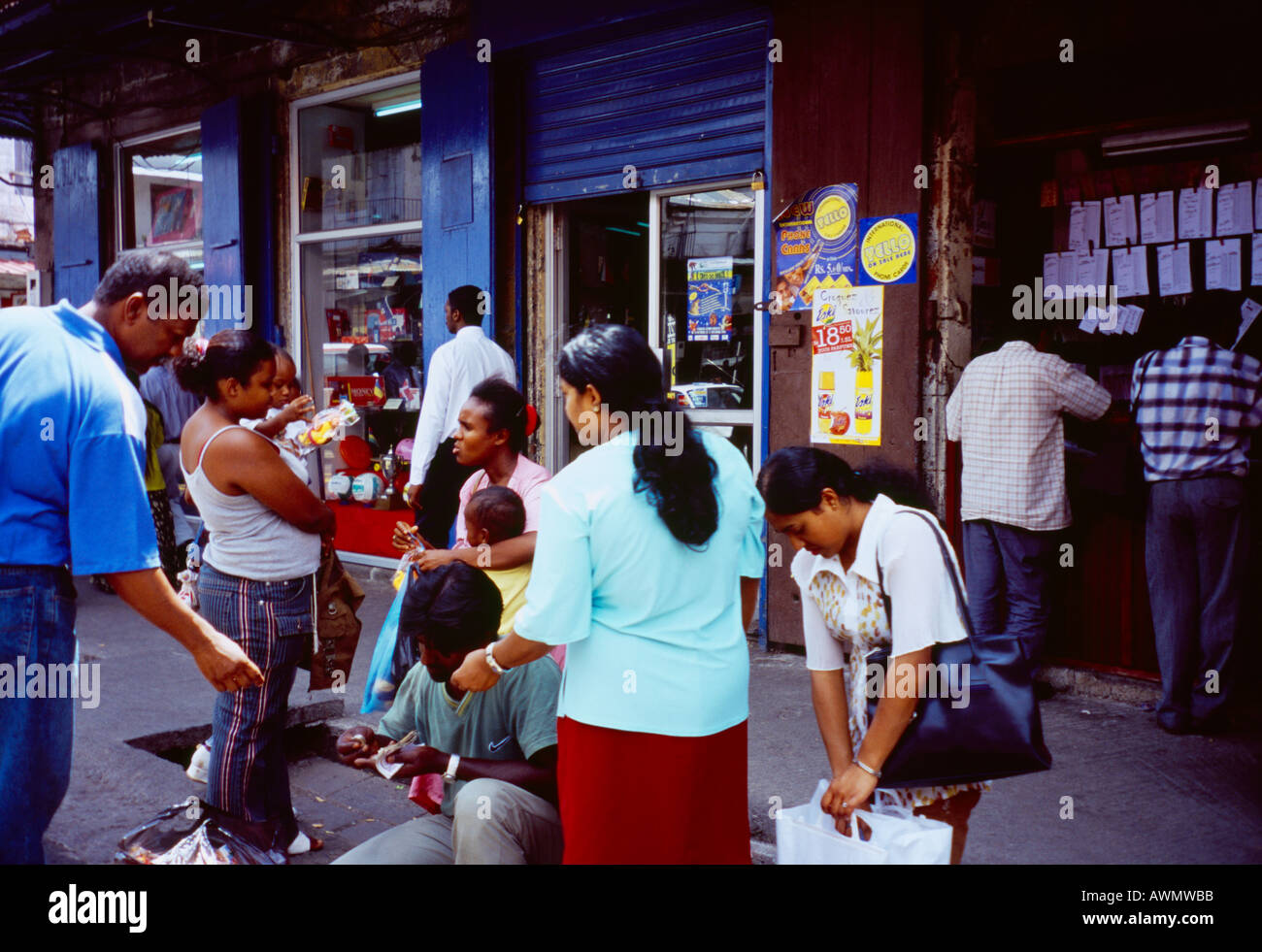 Port Louis Mauritius Street Scene Stock Photo - Alamy