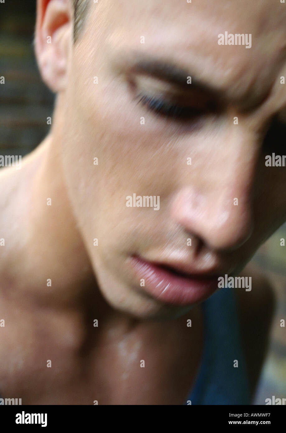 Blurred mans face hi-res stock photography and images - Alamy