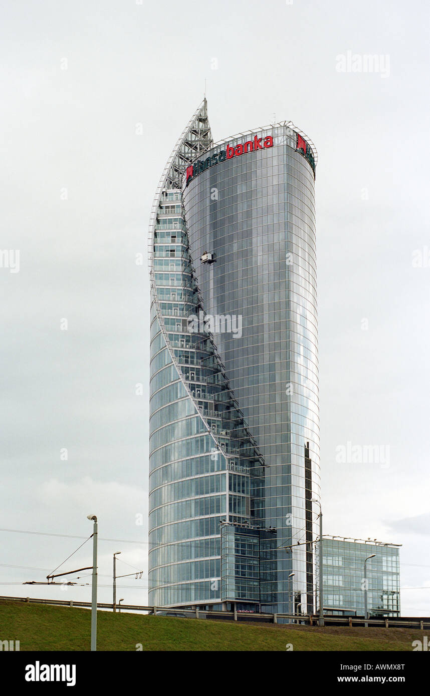 Saules Akmens (Sun Stone), the headquarters of Hansabank in Riga ...
